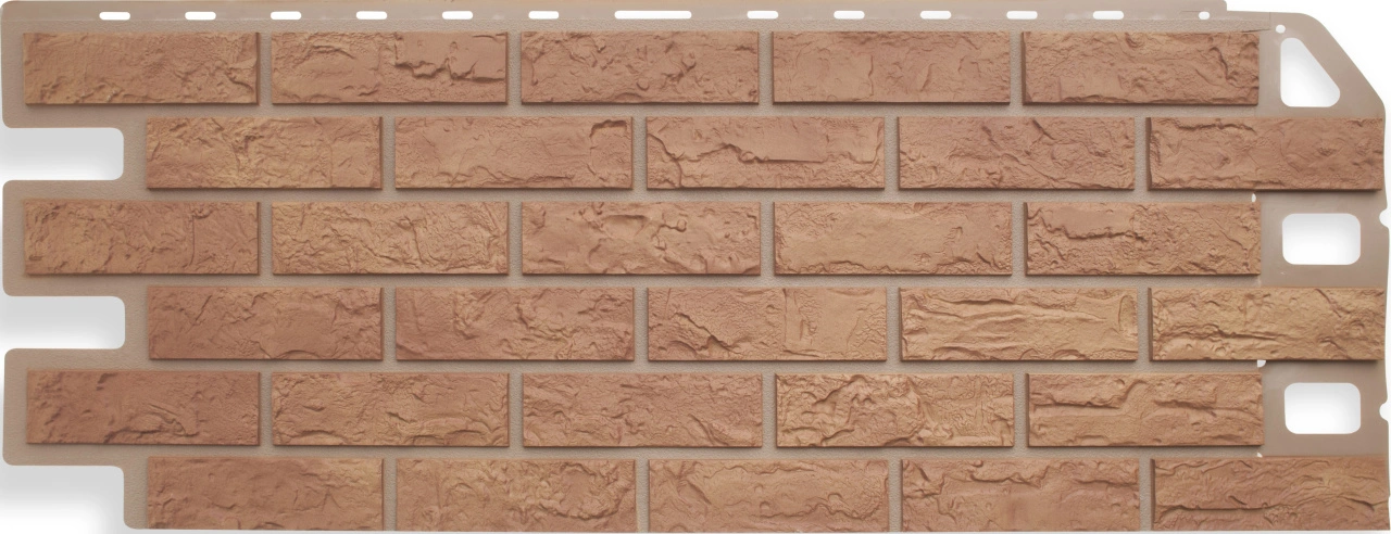ПАНЕЛЬ КИРПИЧ, ЦВЕТ БЕЖЕВЫЙ - Фасадные панели под кирпич